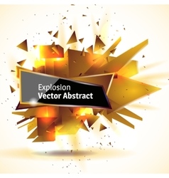 An abstract explosion Royalty Free Vector Image