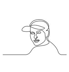 Continuous Line Drawing Man Face Vector Images (over 950)