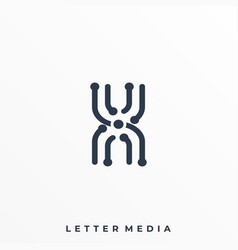 Abstract letter d design template Royalty Free Vector Image