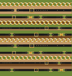 Braid lines wicker borders colored knoted Vector Image