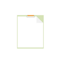 Document on a white background Royalty Free Vector Image
