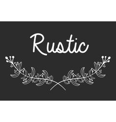 Rustic graphic design Royalty Free Vector Image