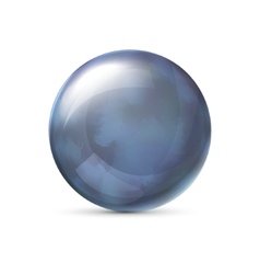 Transparent blue sphere globe Royalty Free Vector Image