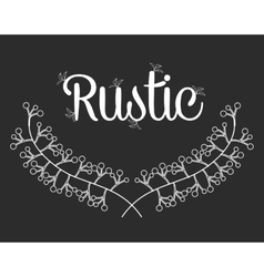 Rustic graphic design Royalty Free Vector Image