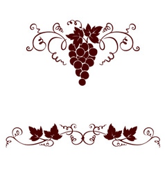 Design element - grapevine Royalty Free Vector Image
