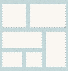 Vintage post stamps design collection Royalty Free Vector