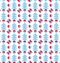 Seamless pattern fish scales with smiling happy Vector Image