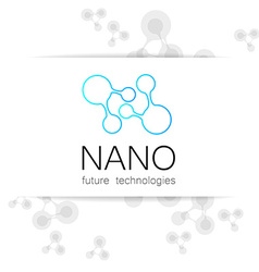 Nano logo Royalty Free Vector Image - VectorStock
