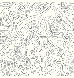 Topographic map seamless pattern Royalty Free Vector Image
