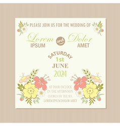 Spring floral card Royalty Free Vector Image - VectorStock