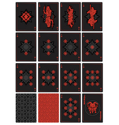 Playing cards fantasy Royalty Free Vector Image