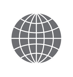 World environment day logo or poster with earth Vector Image