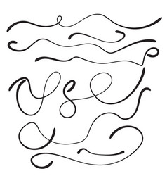 Simple Swirl Underline Vector Images (over 120)
