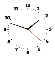 Clock Royalty Free Vector Image - VectorStock