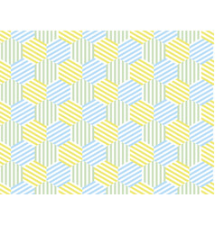 Blue water brush stroke modern seamless pattern Vector Image