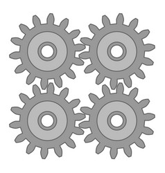 Planetary gear icon Royalty Free Vector Image - VectorStock