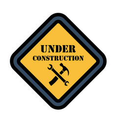 Website under construction icon Royalty Free Vector Image