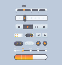 Web design kit Royalty Free Vector Image - VectorStock