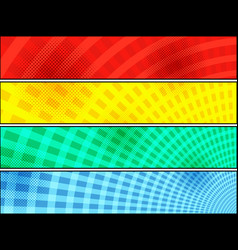 Set round bright colorful banners Royalty Free Vector Image