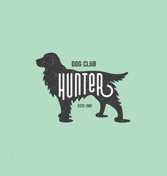 Spaniel logo Royalty Free Vector Image - VectorStock