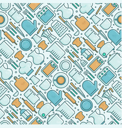 Kitchen pattern Royalty Free Vector Image - VectorStock