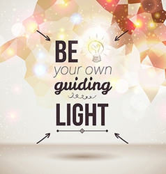 Always dare to dream motivating light poster Vector Image