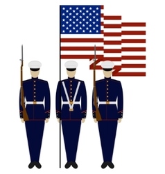 Honor Guard in the United States-1 Royalty Free Vector Image