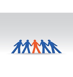 Human figure and group of people Royalty Free Vector Image