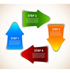 Step design Royalty Free Vector Image - VectorStock