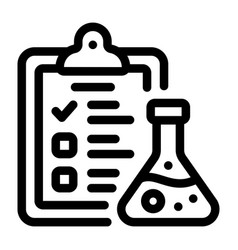 Lab report Royalty Free Vector Image - VectorStock