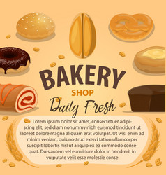 Bakery infographics with pastry and baker Vector Image