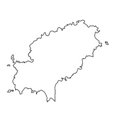 Map ibiza Royalty Free Vector Image - VectorStock