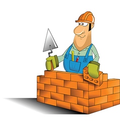 Builder cartoon Royalty Free Vector Image - VectorStock