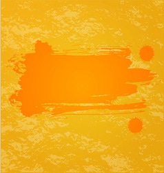 Orange color splash Royalty Free Vector Image - VectorStock