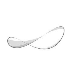 Infinity symbol multiple thin black lines Vector Image