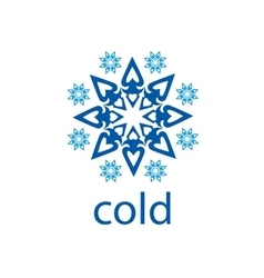 Logo cold Royalty Free Vector Image - VectorStock