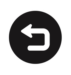 Return button icon Royalty Free Vector Image - VectorStock