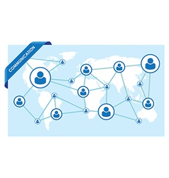 Communication background Royalty Free Vector Image