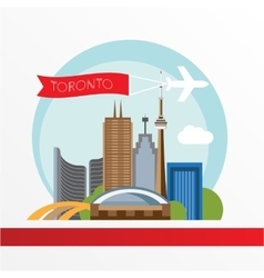 Toronto city one line drawing Royalty Free Vector Image Toronto city one line drawing Royalty Free Vector Image