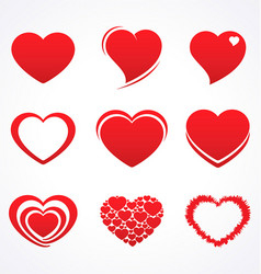 Asymmetric Heart Shape Vector Images (54)