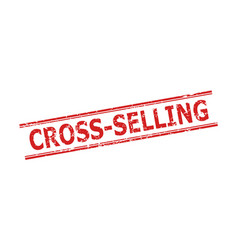 Cross-selling watermarks with scratched style Vector Image