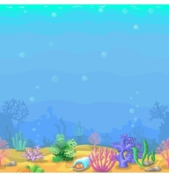 Cartoon shell colored Royalty Free Vector Image