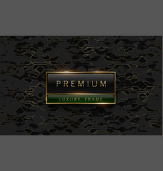 Vip royal purple label with golden frame and crown