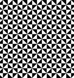 Monochrome hexagonal triangle pattern design Vector Image