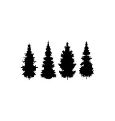 Spruce forest logo Royalty Free Vector Image - VectorStock