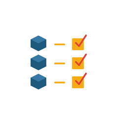 Distributed database icon simple element from Vector Image