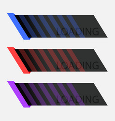 Color lines of information loading Royalty Free Vector Image