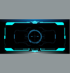 Hud virtual futuristic elements set green object Vector Image
