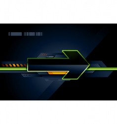 High tech arrow Royalty Free Vector Image - VectorStock