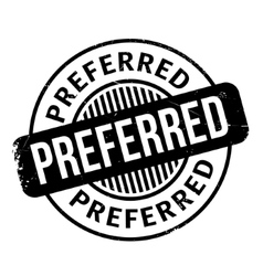 Preferred rubber stamp Royalty Free Vector Image